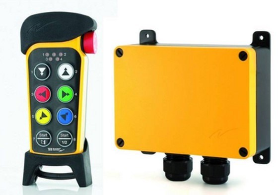 Crane Radio Remote Control Systems Q606 6 Channel Radio Hetronic